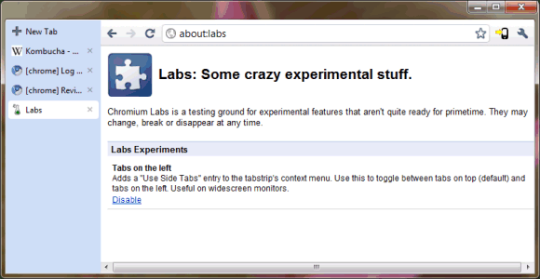 Chromium gets hardware acceleration and Chrome Labs